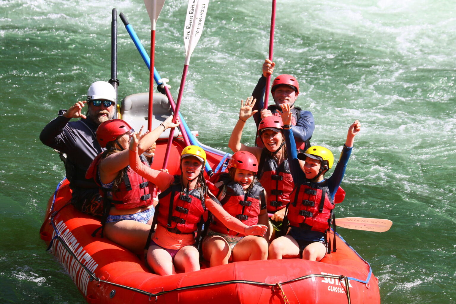 White Water River Rafting Trips in Northern California at Six Rivers ...